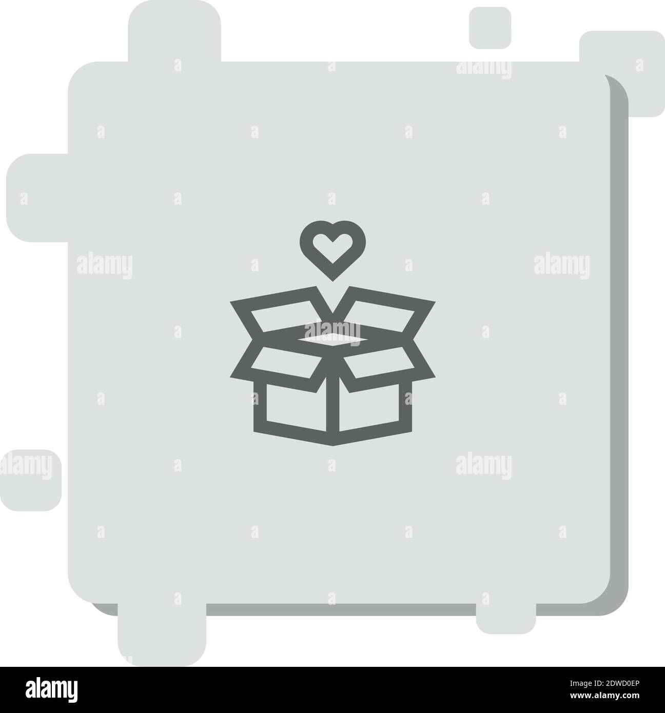 box vector icon modern simple vector illustration Stock Vector Image ...