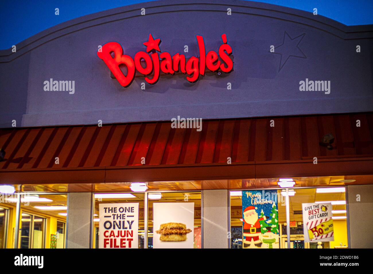 Columbia County, Ga USA - 12 22 20: Bojangles fast food restaurant at ...