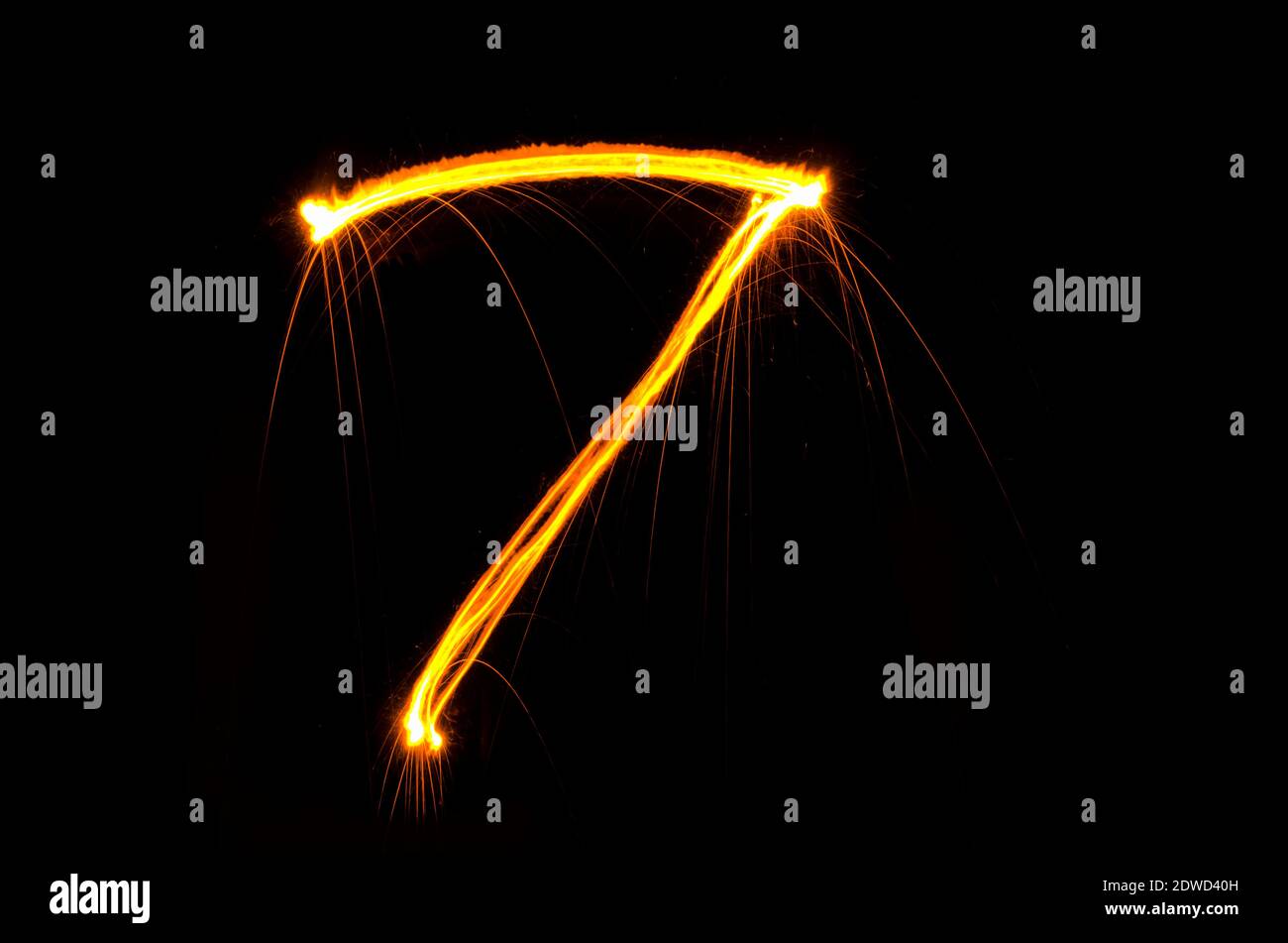 Light Number 7 High Resolution Stock Photography and Images - Alamy