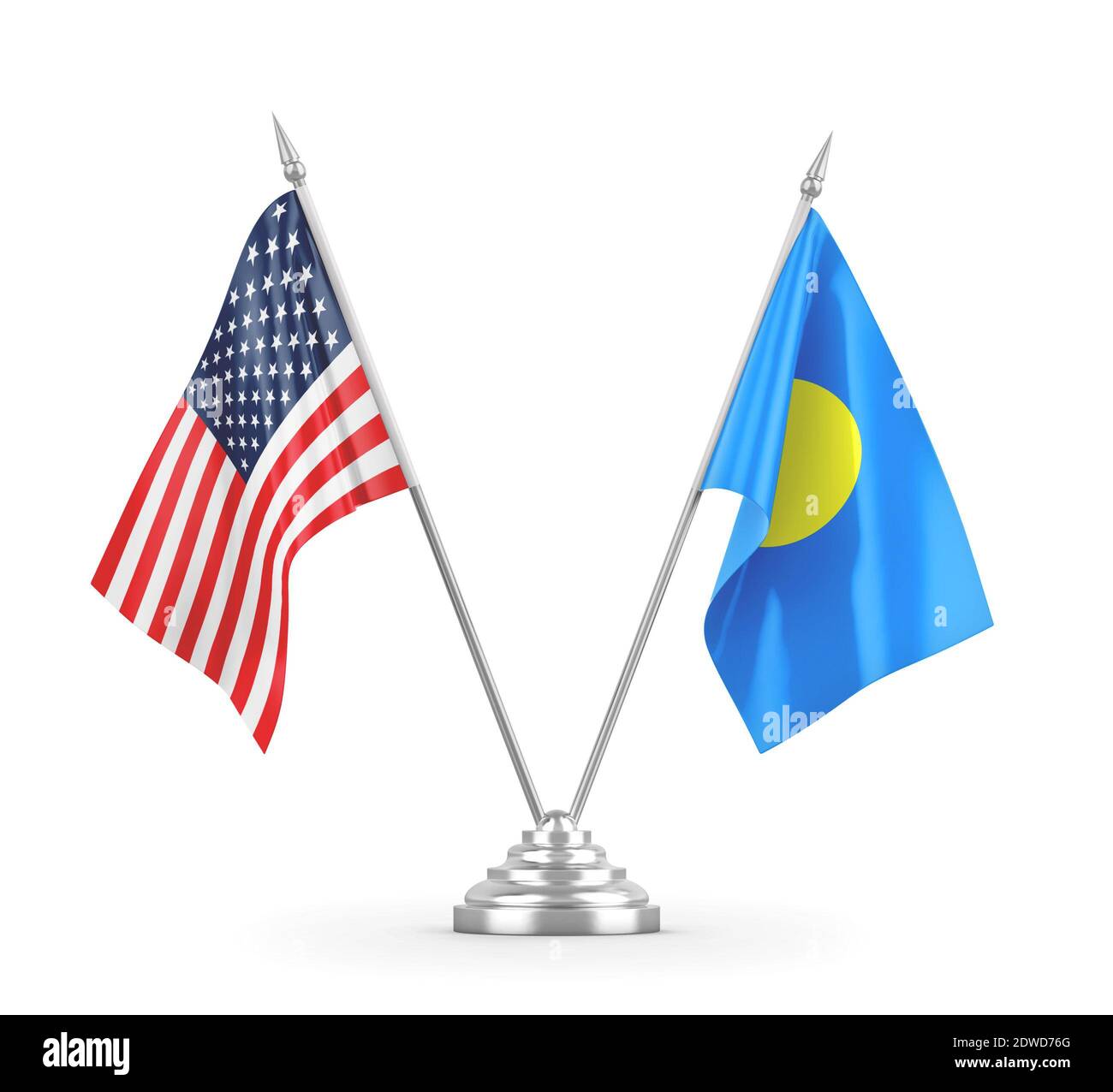 Usa palau flag hi-res stock photography and images - Alamy