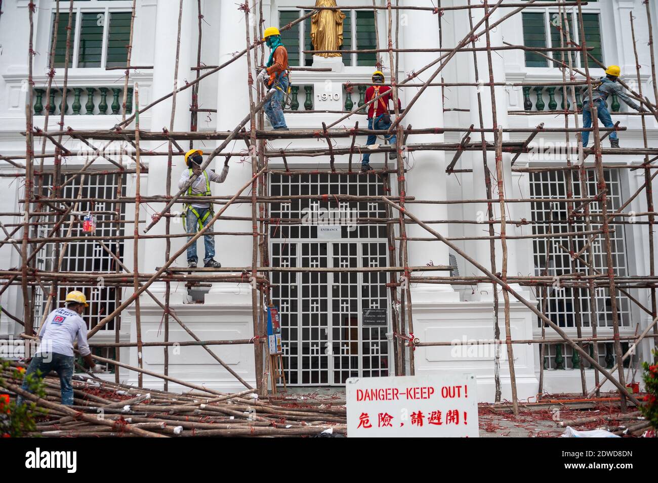 21.12.2020, Singapore, Republic of Singapore, Asia - After completed ...