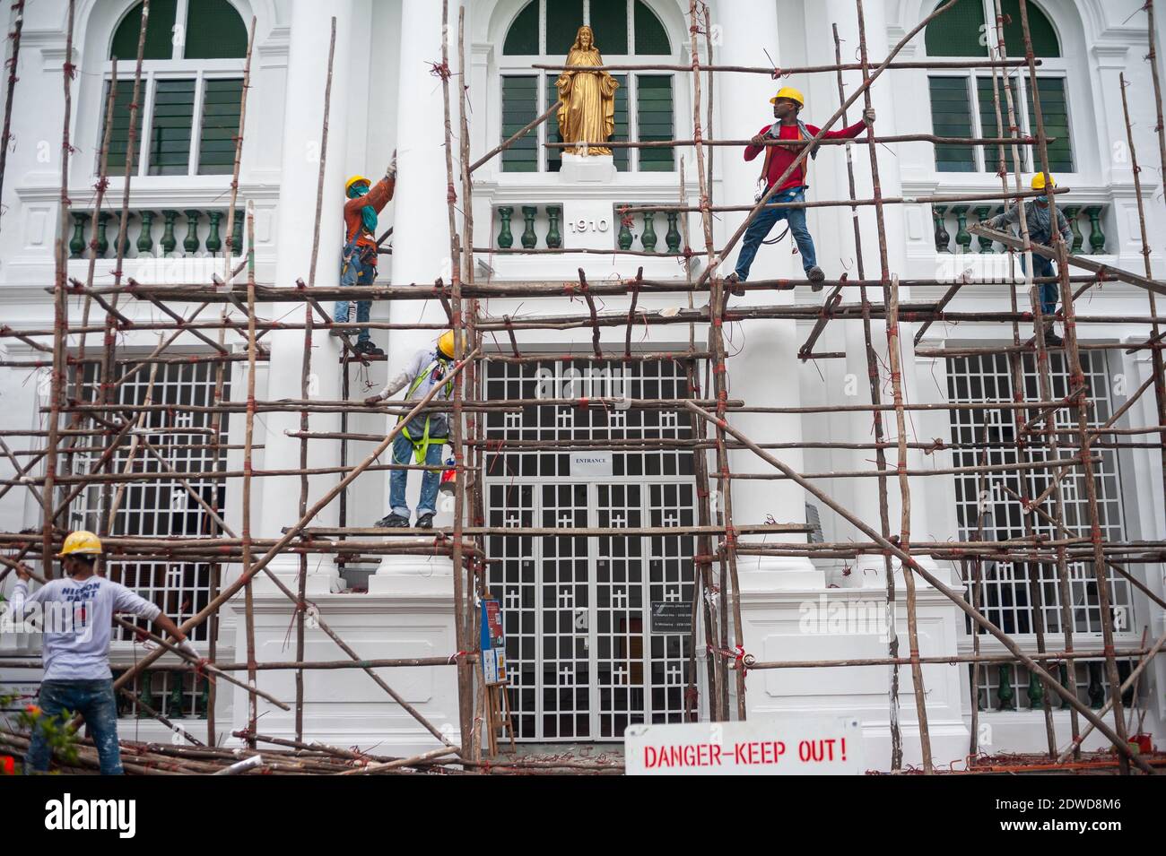 21.12.2020, Singapore, Republic of Singapore, Asia - After completed ...
