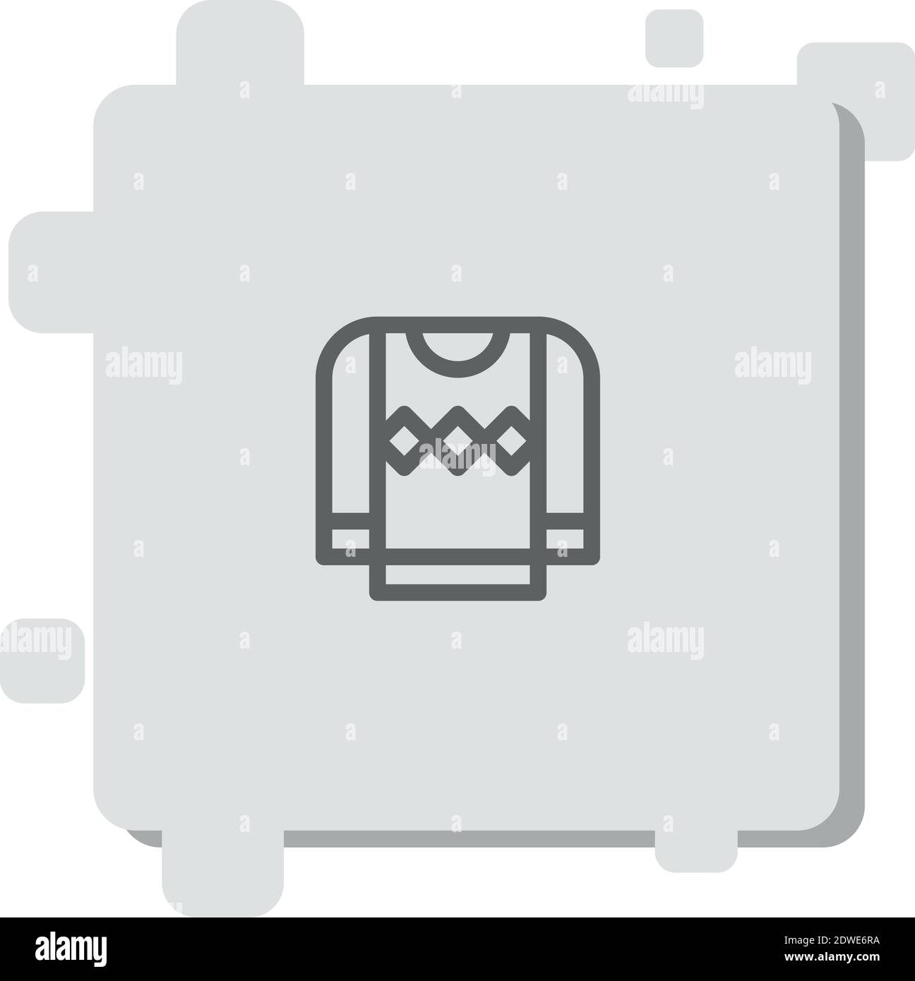 sweater vector icon modern simple vector illustration Stock Vector ...