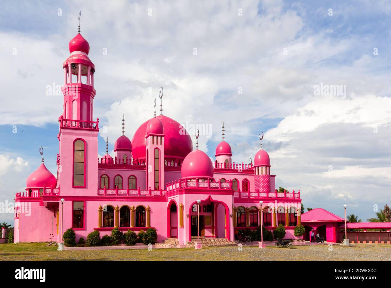 The pink mosque in Datu Saudi Ampatuan, Maguindanao, Philippines Stock ...