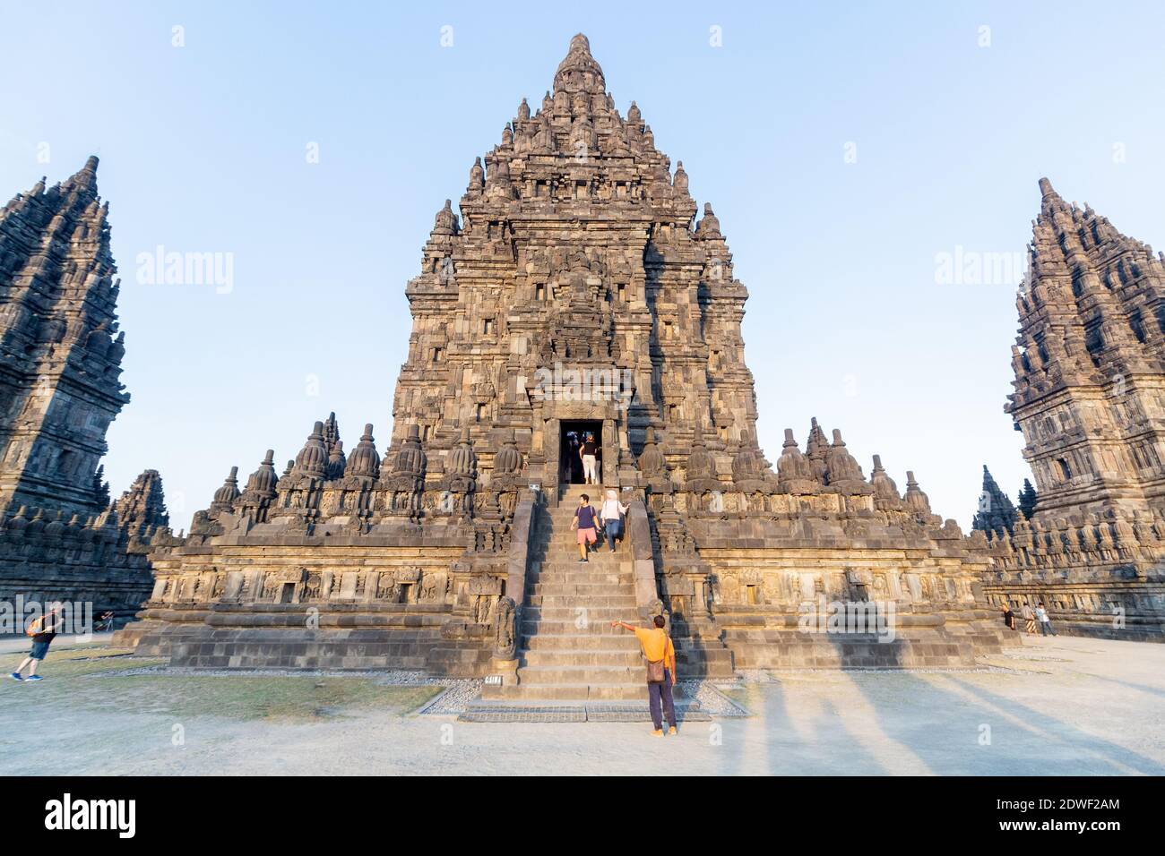 The ancient Prambanan Temple in Java, Indoenesia Stock Photo - Alamy