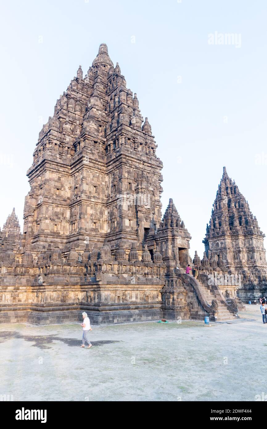 The ancient Prambanan Temple in Java, Indoenesia Stock Photo - Alamy