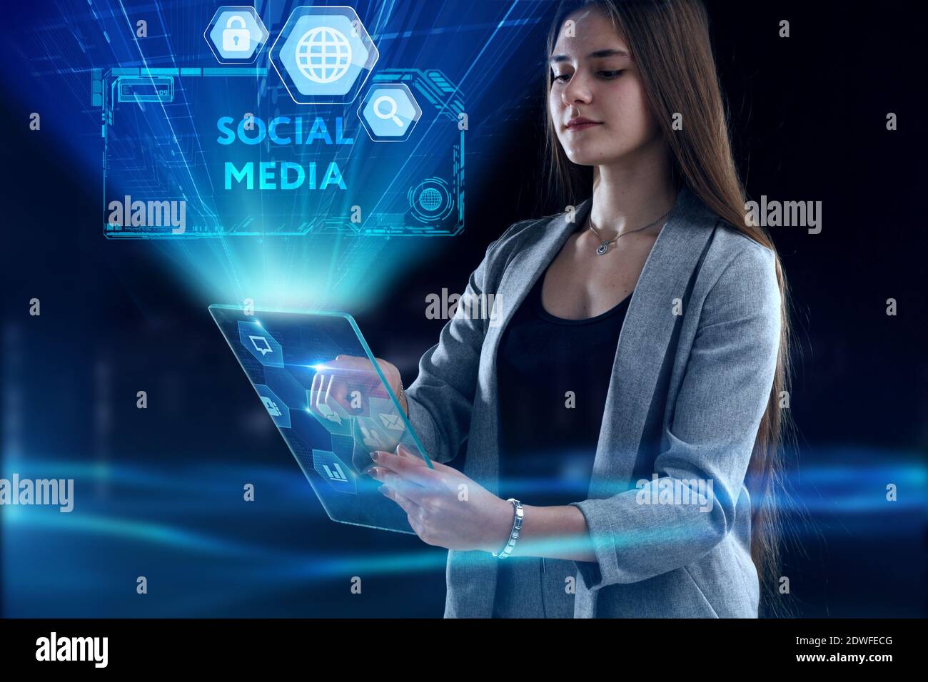 Future screen hi-res stock photography and images - Alamy