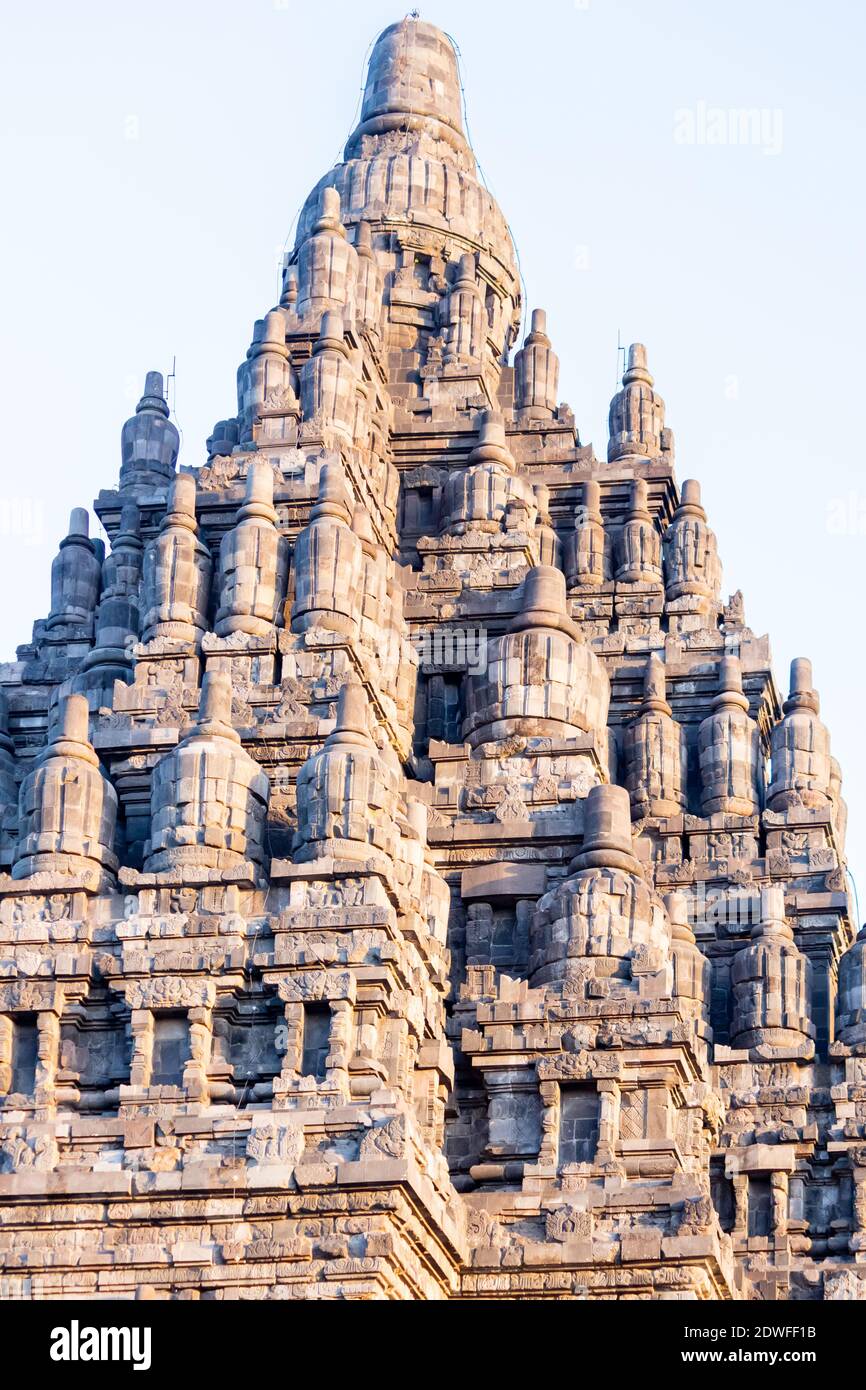 The ancient Prambanan Temple in Java, Indoenesia Stock Photo - Alamy