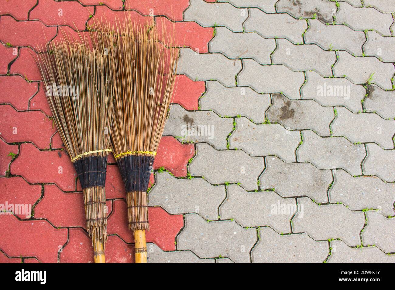 Bamboo Brooms High Resolution Stock Photography and Images - Alamy