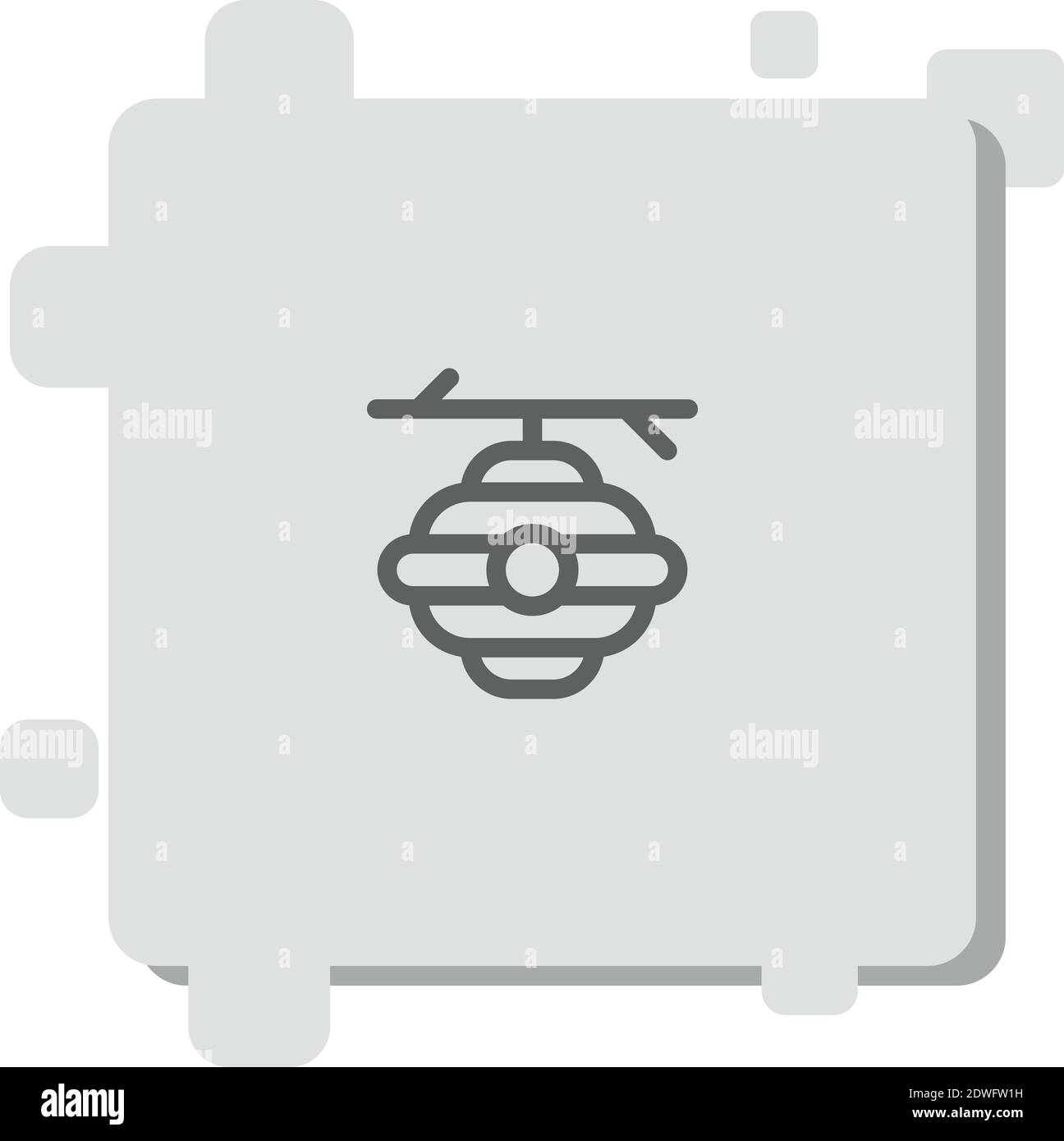 hive vector icon modern simple vector illustration Stock Vector Image ...
