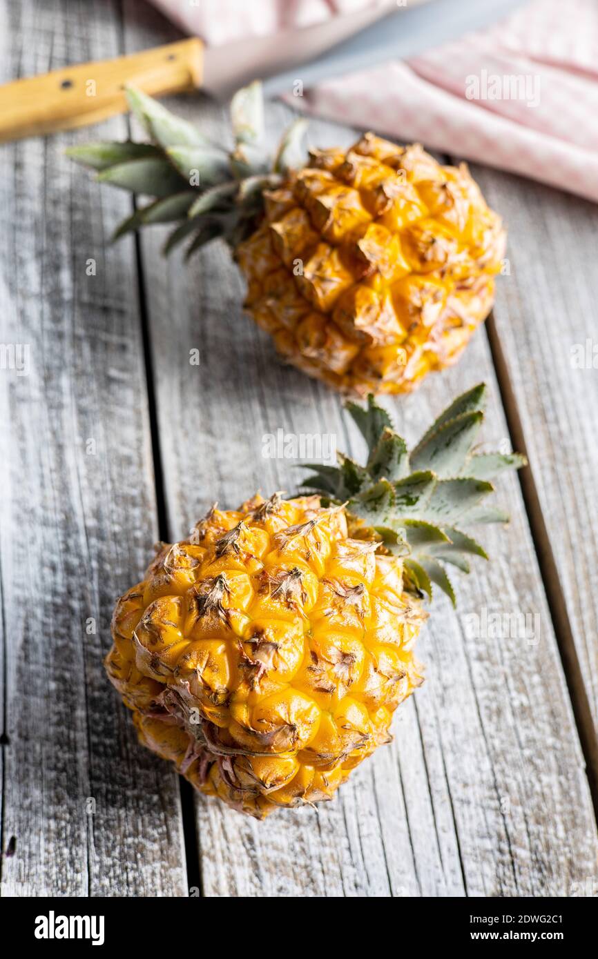 Baby pineapple hi-res stock photography and images - Alamy