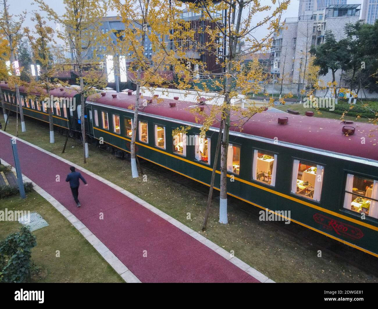 China train theme restaurant hi-res stock photography and images - Alamy