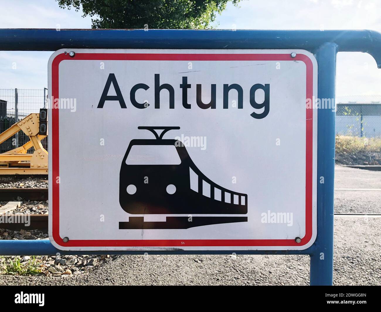 Directional sign train hi-res stock photography and images - Alamy