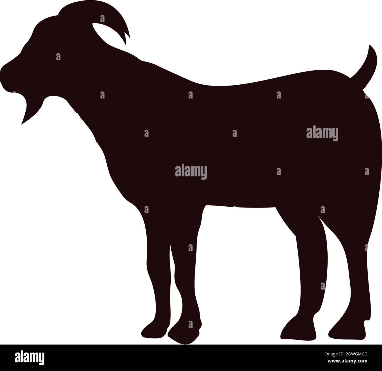Goat icon hi-res stock photography and images - Alamy