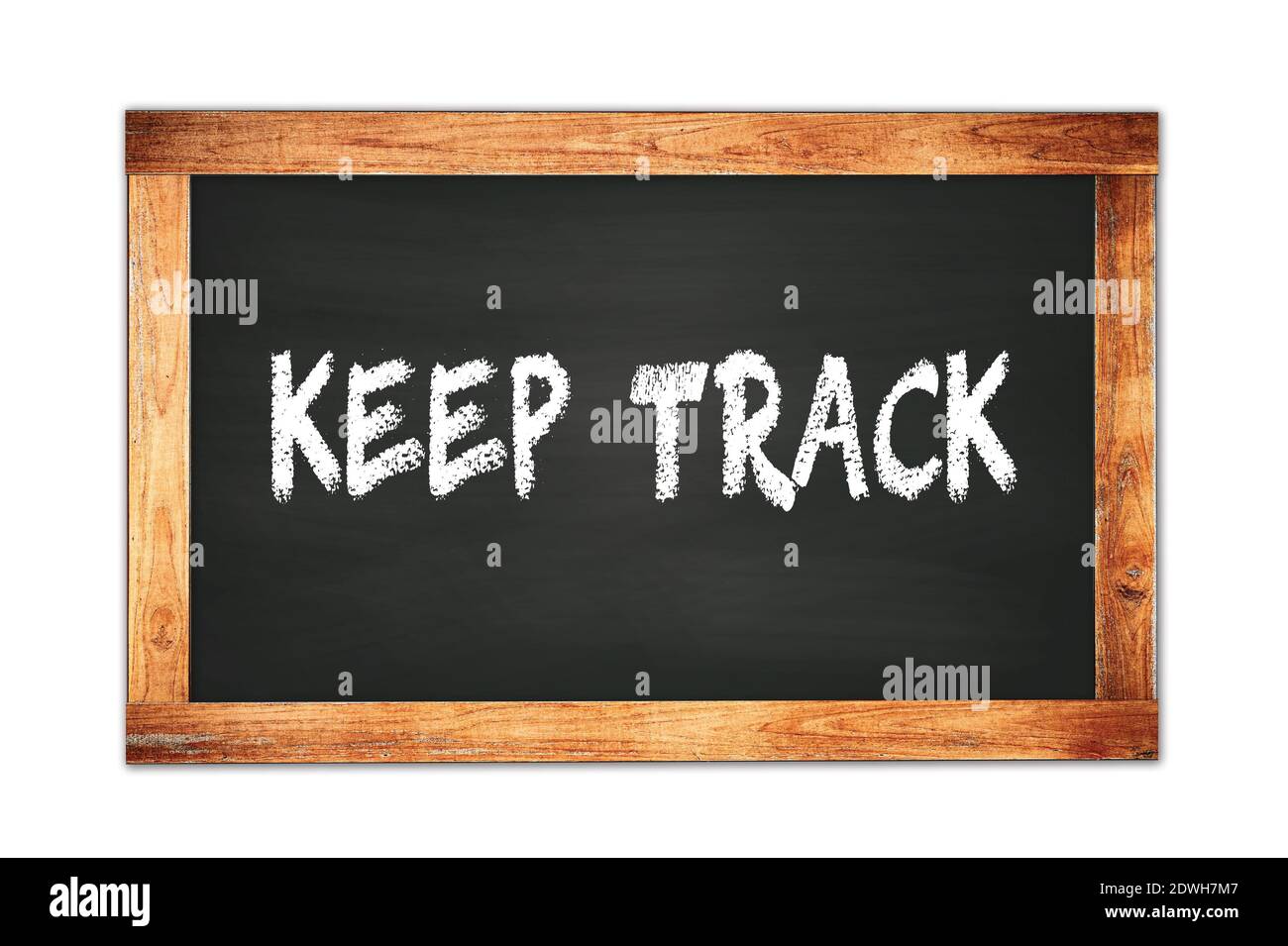 Keep track text hi-res stock photography and images - Alamy