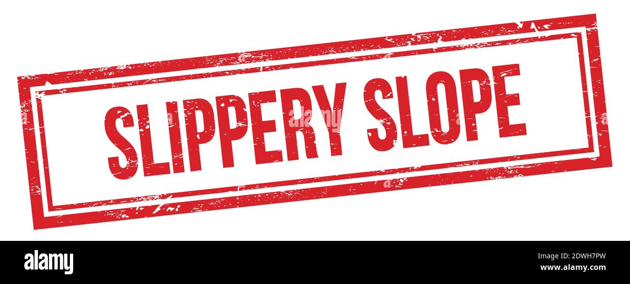 Slippery slope word hi-res stock photography and images - Alamy