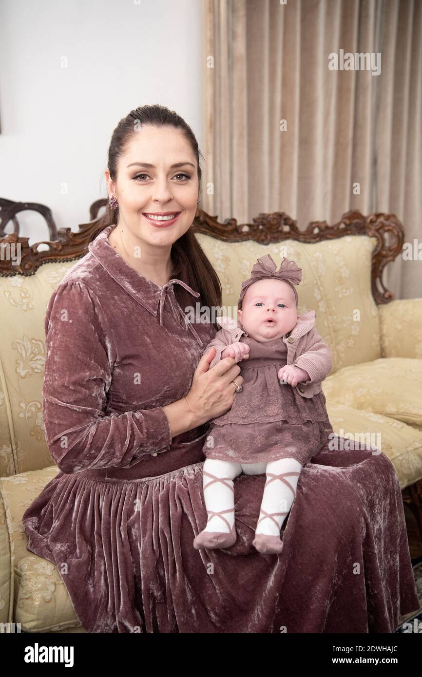 Exclusive - Princess Elia of the Albanians presents her newborn ...