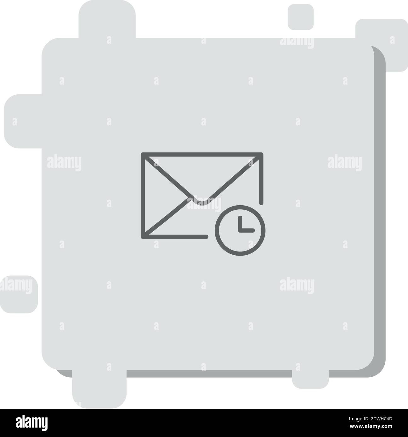 mail vector icon modern simple vector illustration Stock Vector Image ...