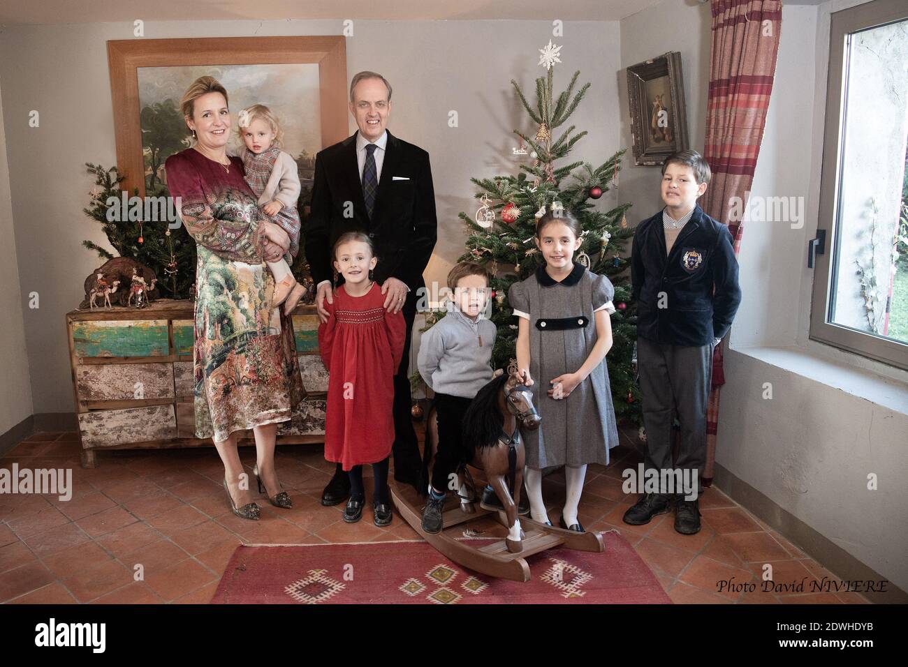 Exclusive - Prince Jean of France, Count of Paris with his wife ...