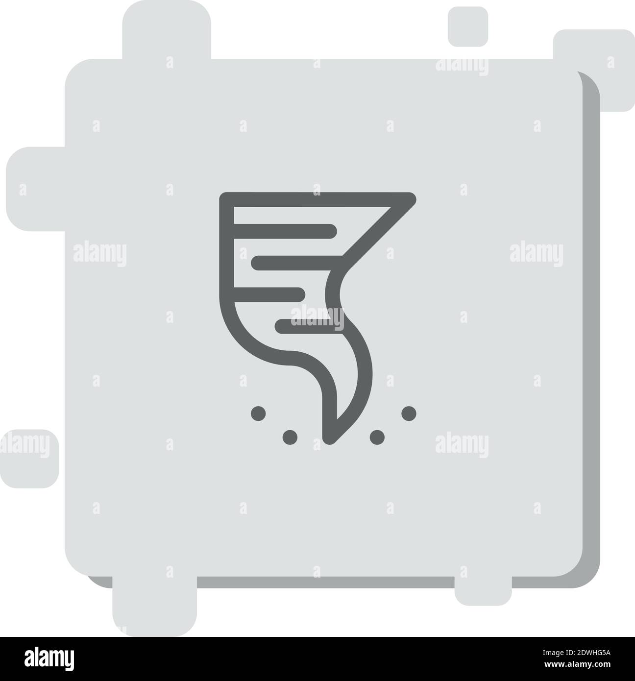 tornado vector icon modern simple vector illustration Stock Vector ...