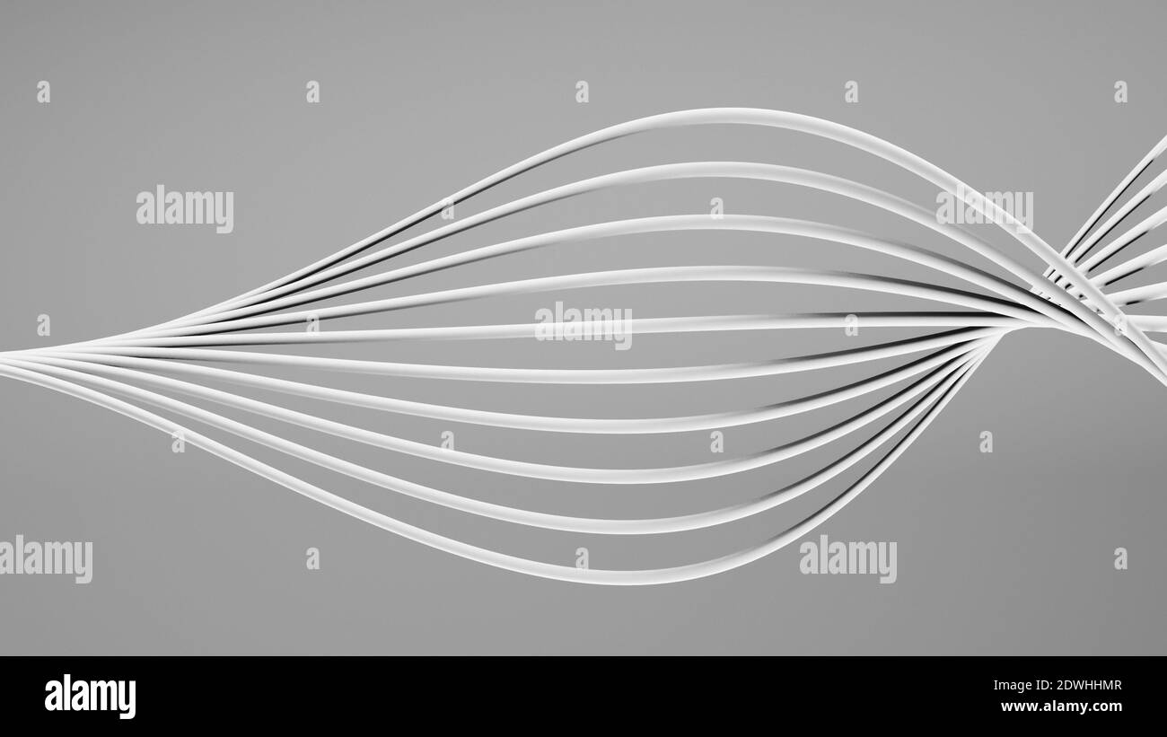 Silver curves Black and White Stock Photos & Images - Alamy