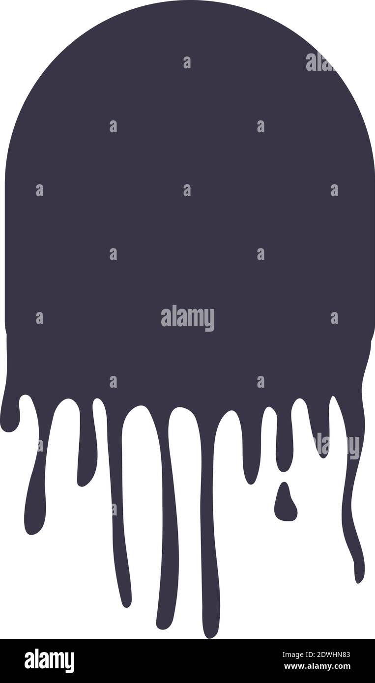 Dark liquid drops circle Stock Vector Images - Alamy
