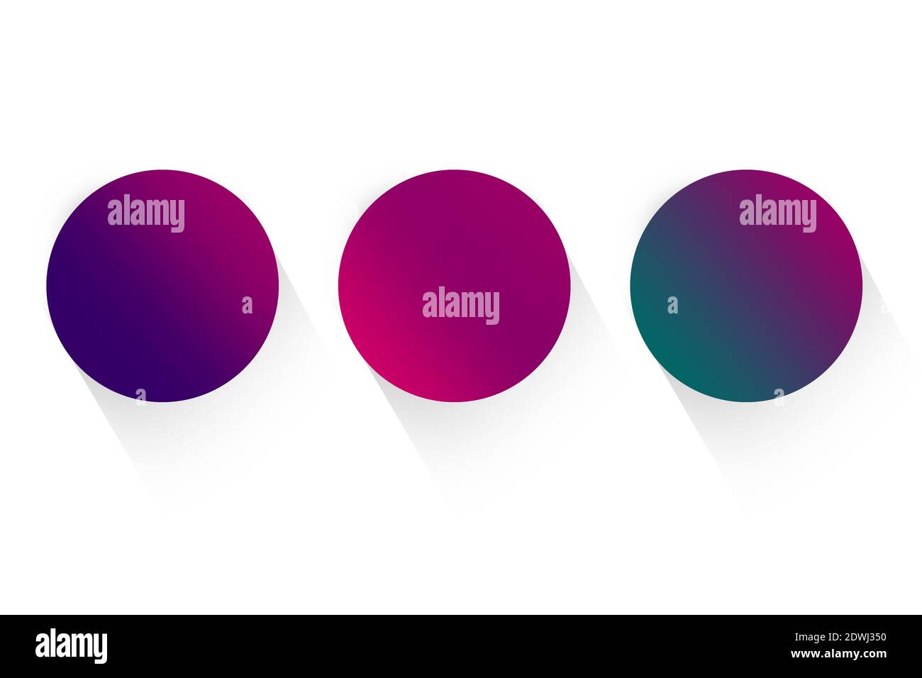 Abstract violet gradient banner color template design white background ...