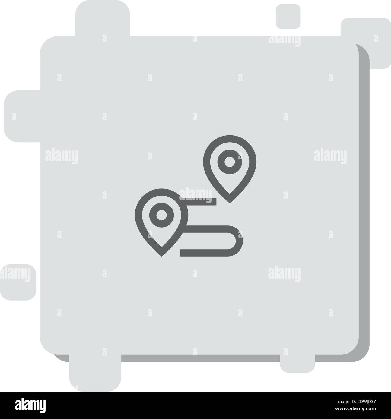 route vector icon modern simple vector illustration Stock Vector Image ...