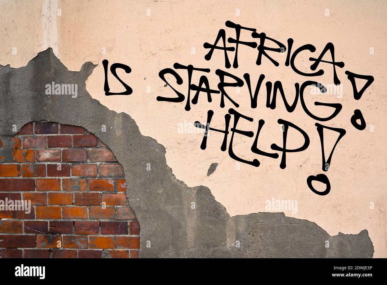 Starving african people hi-res stock photography and images - Alamy
