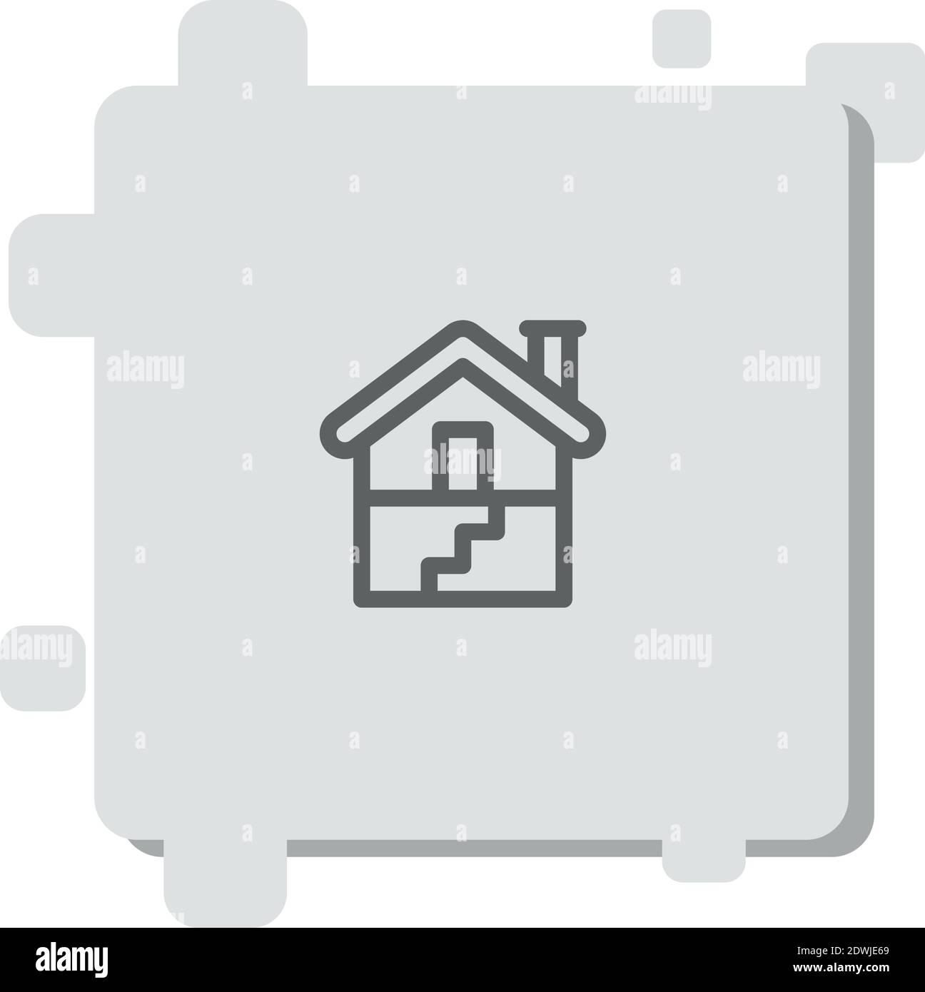 basement vector icon modern simple vector illustration Stock Vector ...