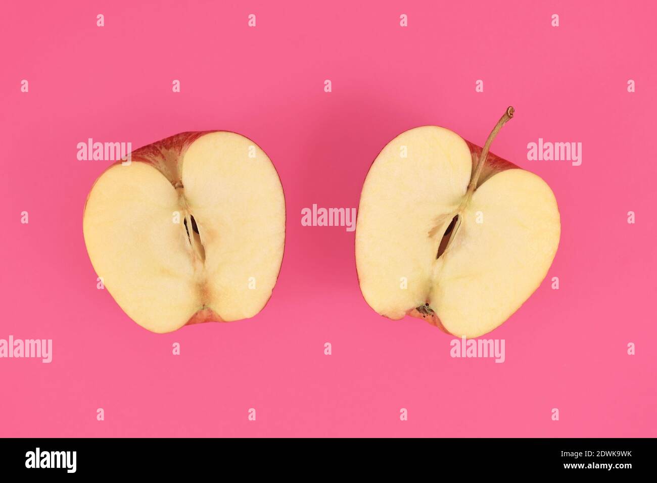 Cut apple top hi-res stock photography and images - Alamy