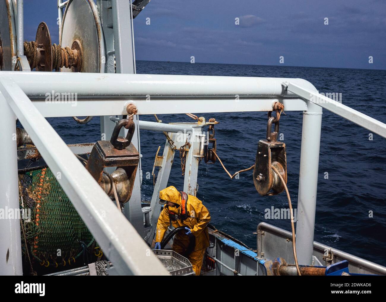Daybreak onboard Girl Debra Stock Photo - Alamy