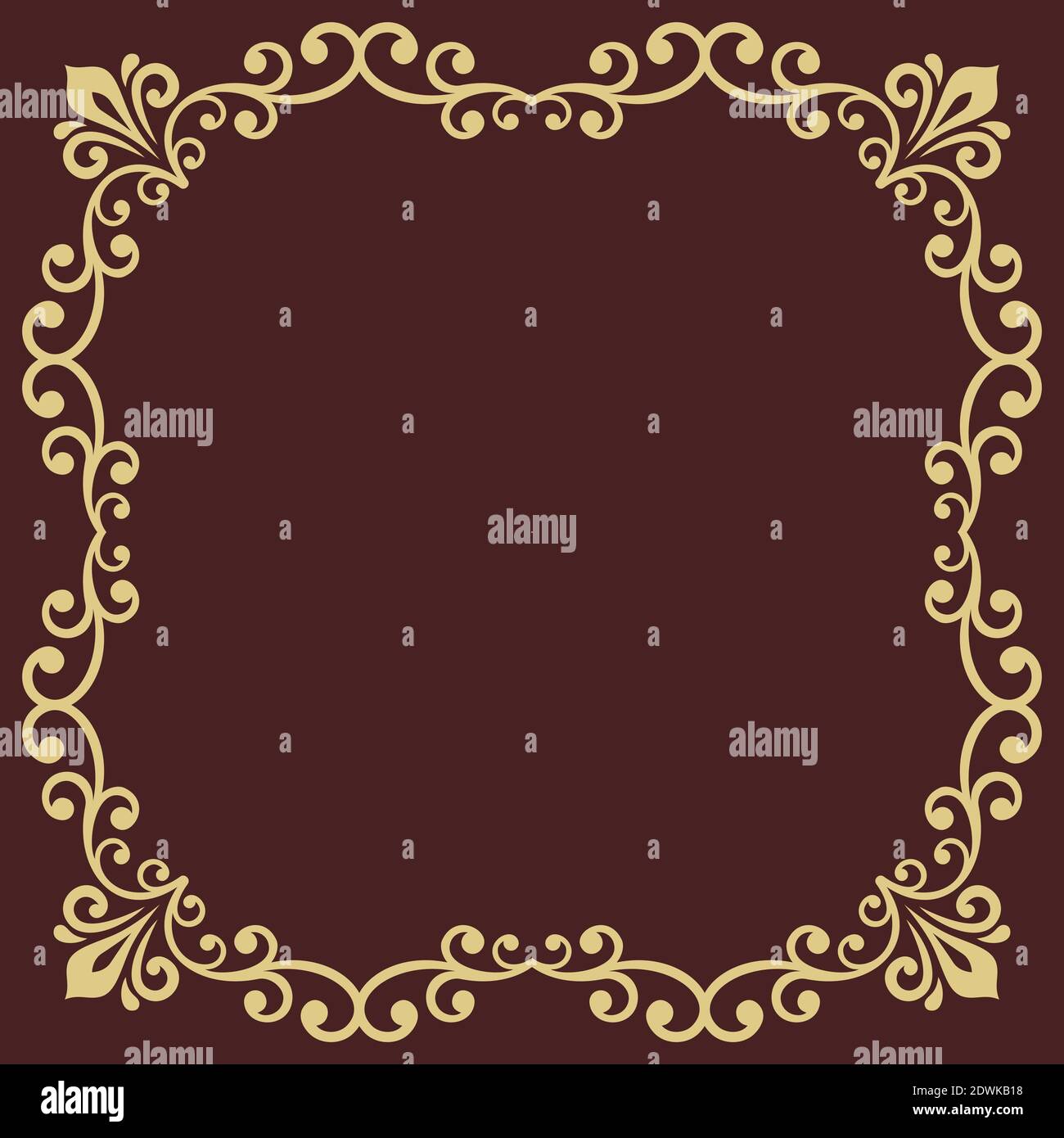 Floral Fine Frame Stock Photo - Alamy