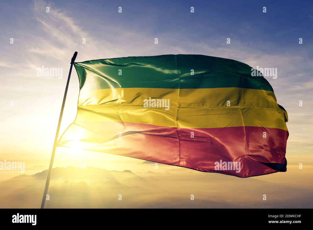 Ecuador waving flag realistic cloth hi-res stock photography and images ...