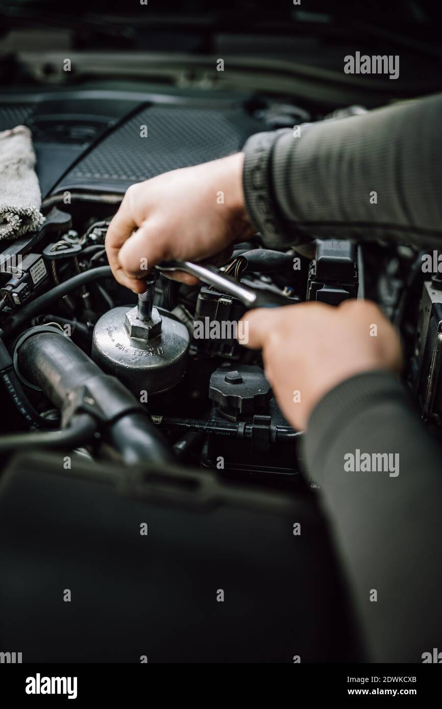 Mercedes amg workshop hi-res stock photography and images - Alamy