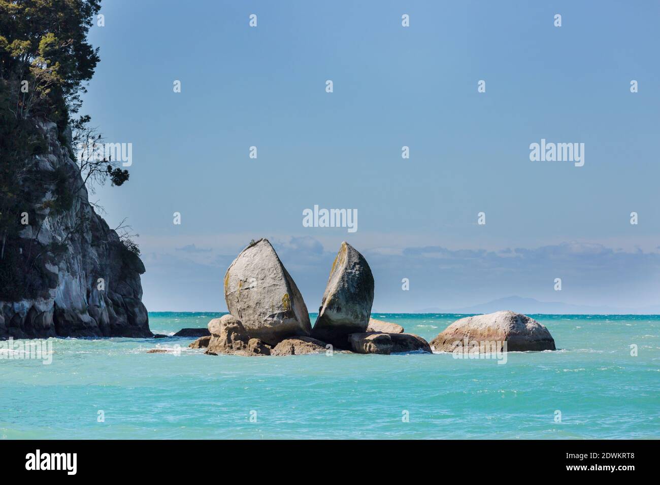 Split apple rock beach hi-res stock photography and images - Alamy