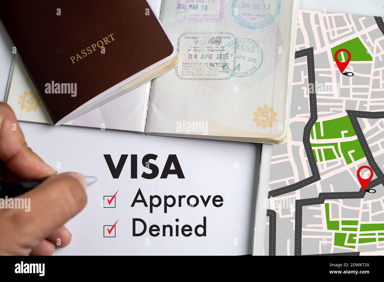 Visa Approved High Resolution Stock Photography and Images - Alamy