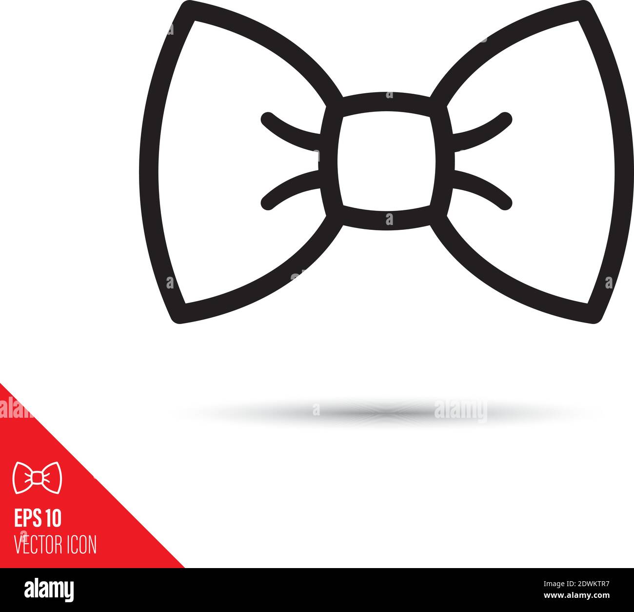 Bow tie vector bold line icon Stock Vector Image & Art - Alamy