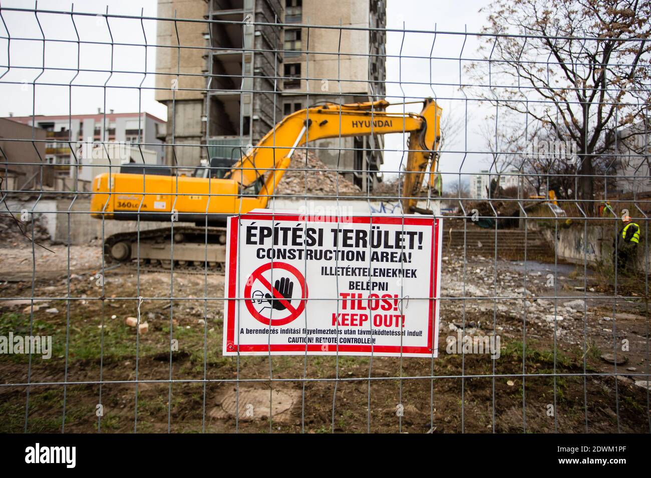 PECS - DECEMBER 10 : Demolishing the 25 floor building on 10 December ...
