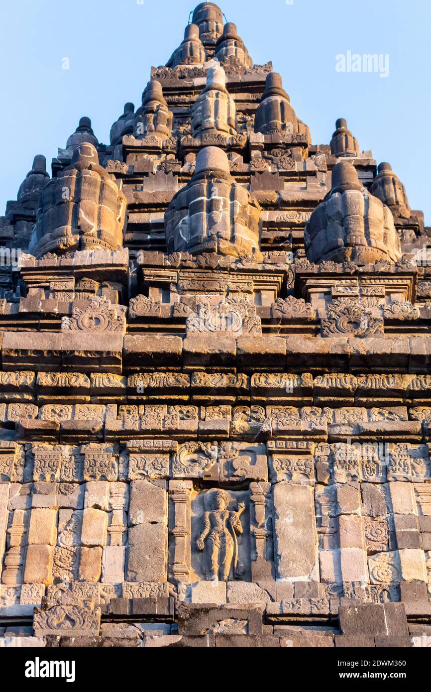 The ancient Prambanan Temple in Java, Indoenesia Stock Photo - Alamy