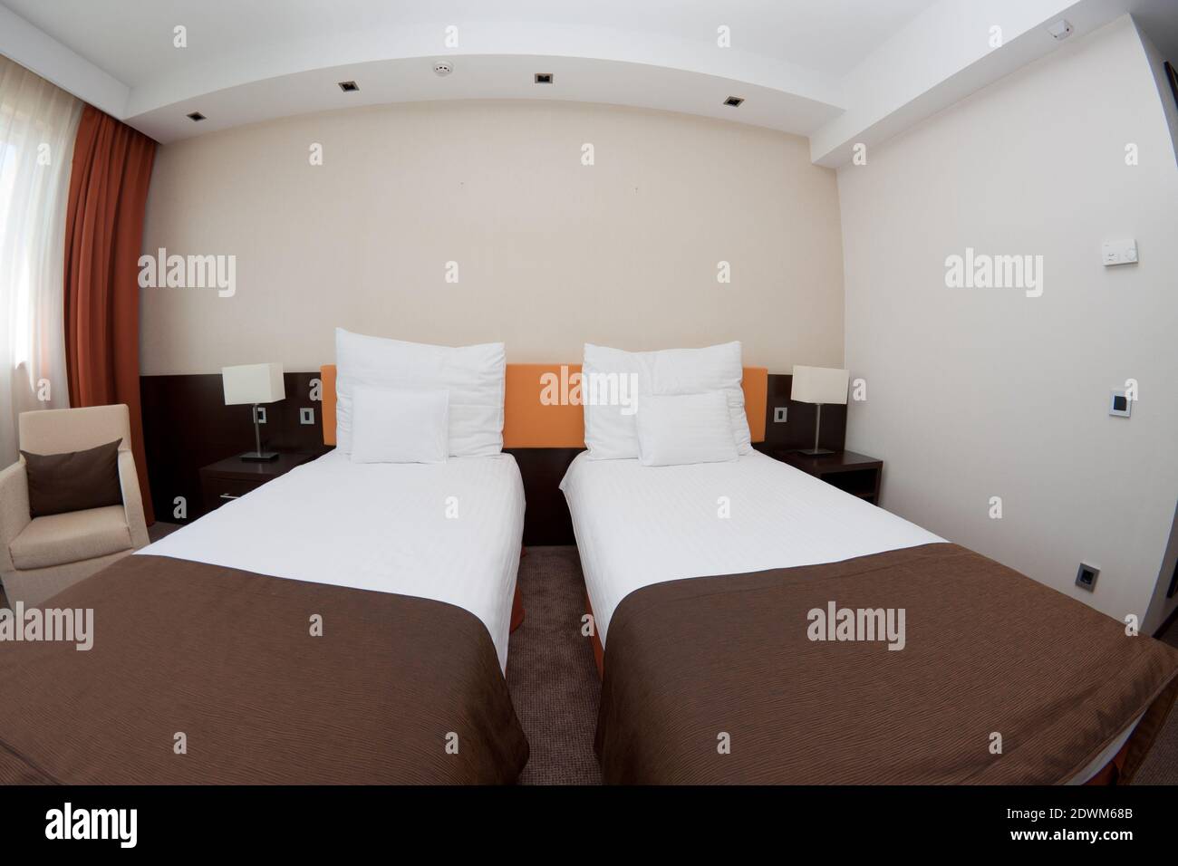 modern room -shoot with fisheye lens Stock Photo - Alamy