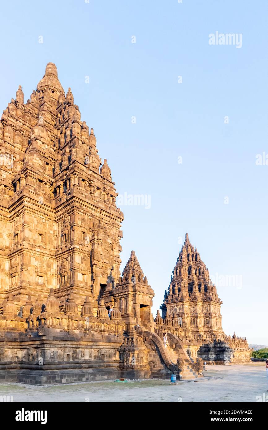 The ancient Prambanan Temple in Java, Indoenesia Stock Photo - Alamy