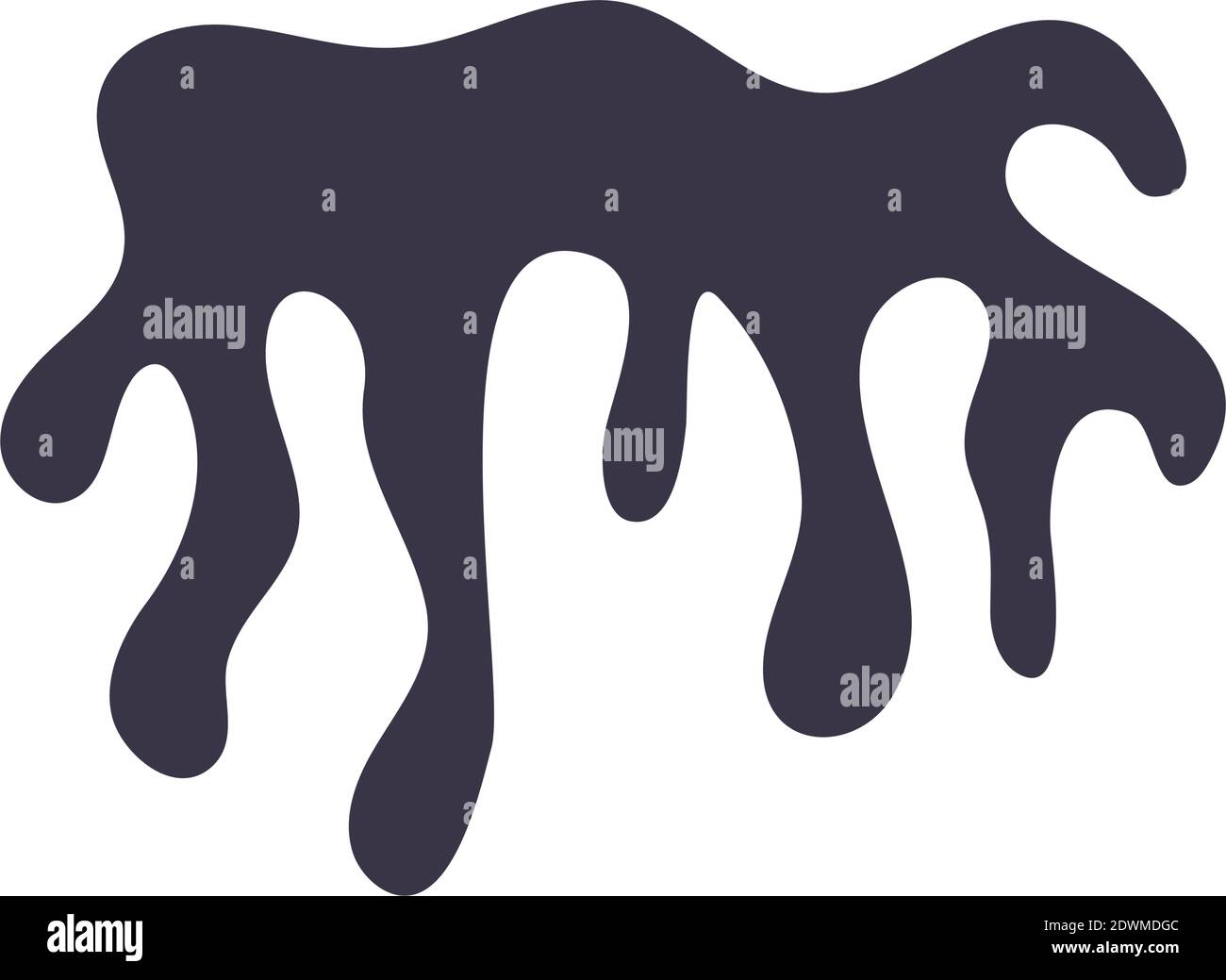 drip ink blot style flat vector illustration design Stock Vector Image ...
