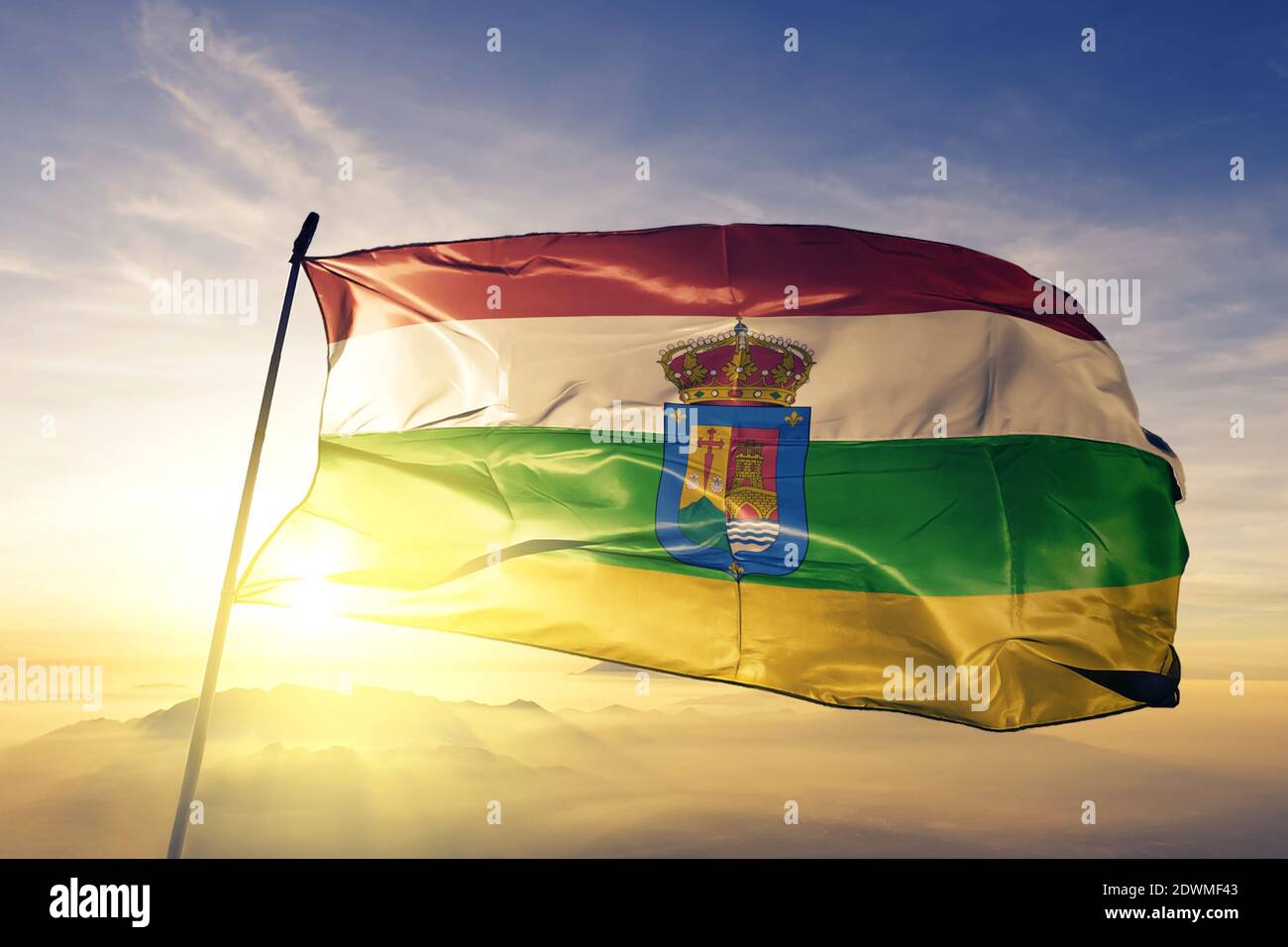 Flag of the region of la rioja hi-res stock photography and images - Alamy