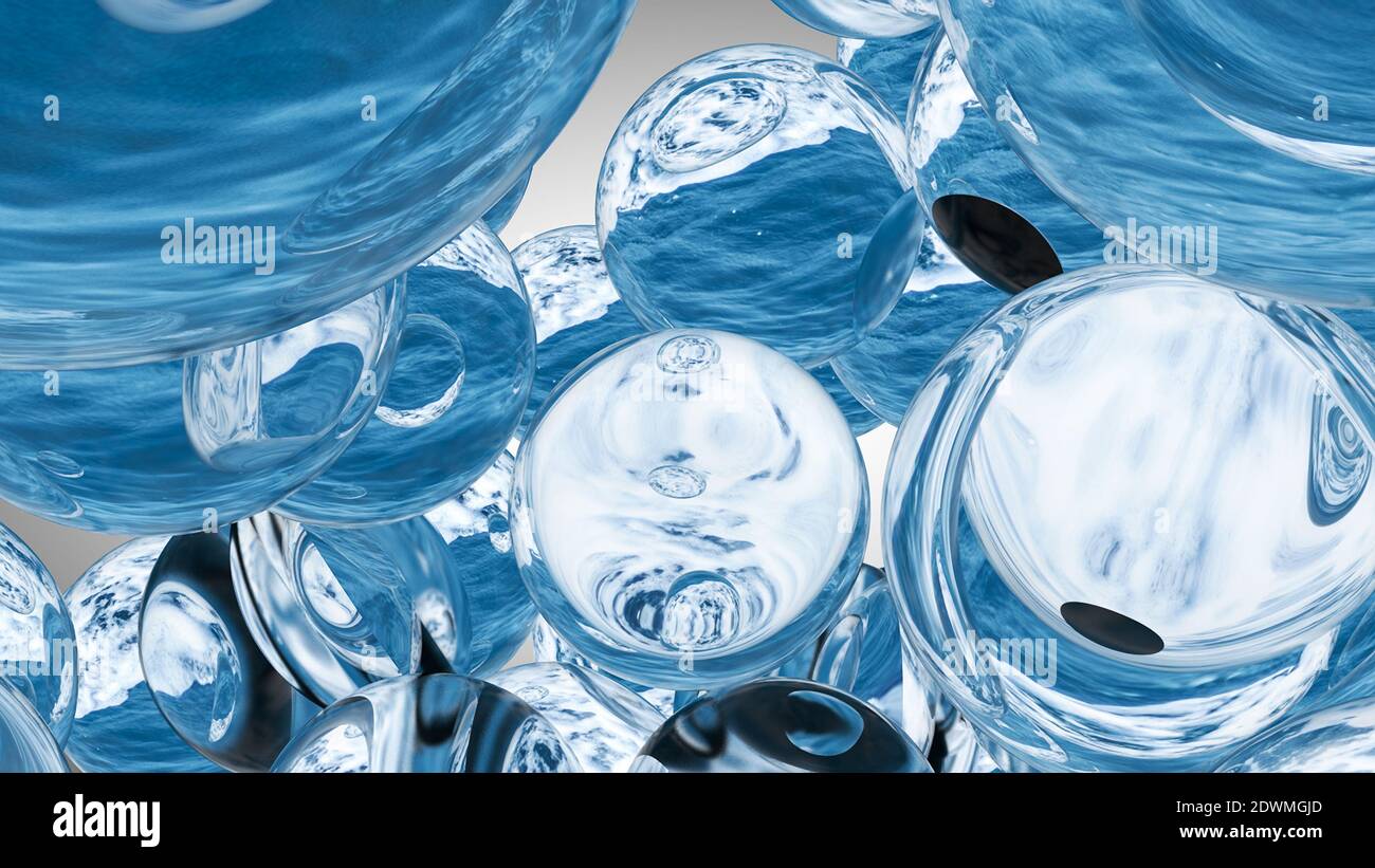 The background of beautiful water drops. 3D rendering Stock Photo - Alamy