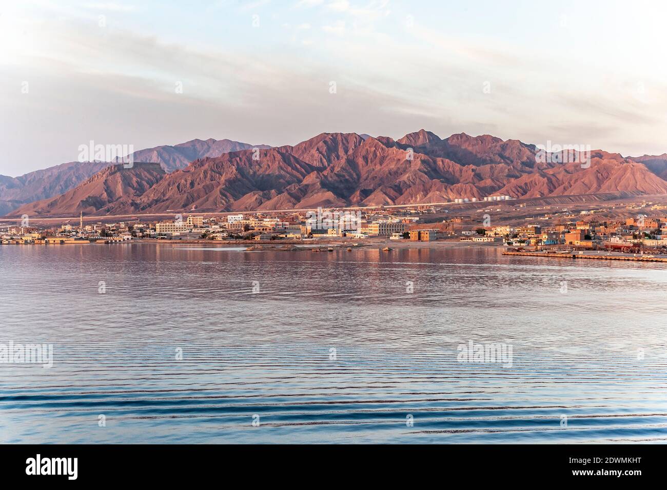 View from Cruise ship Pacific Princess of Port Safaga on the Red Sea ...