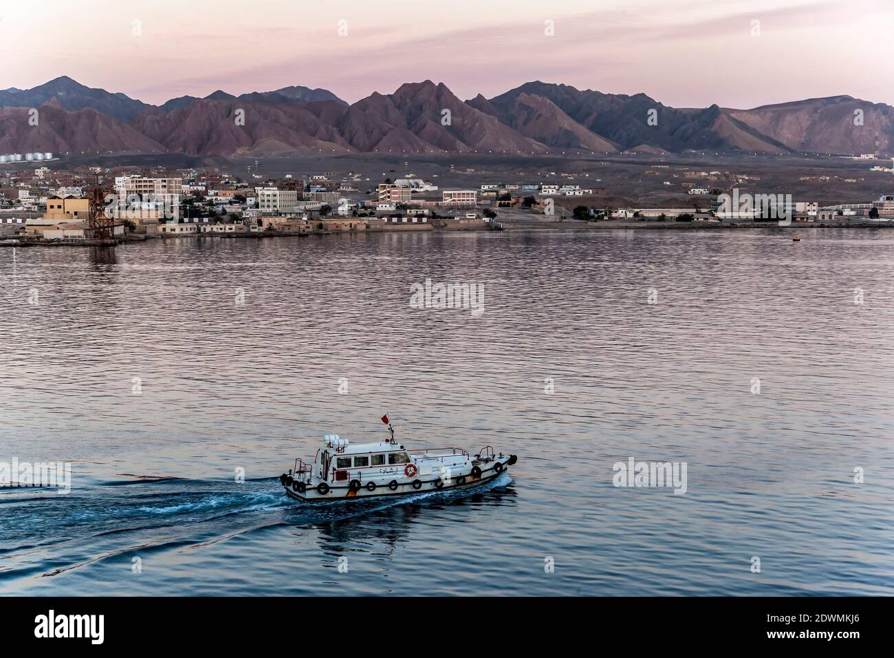 View from Cruise ship Pacific Princess of Port Safaga on the Red Sea ...