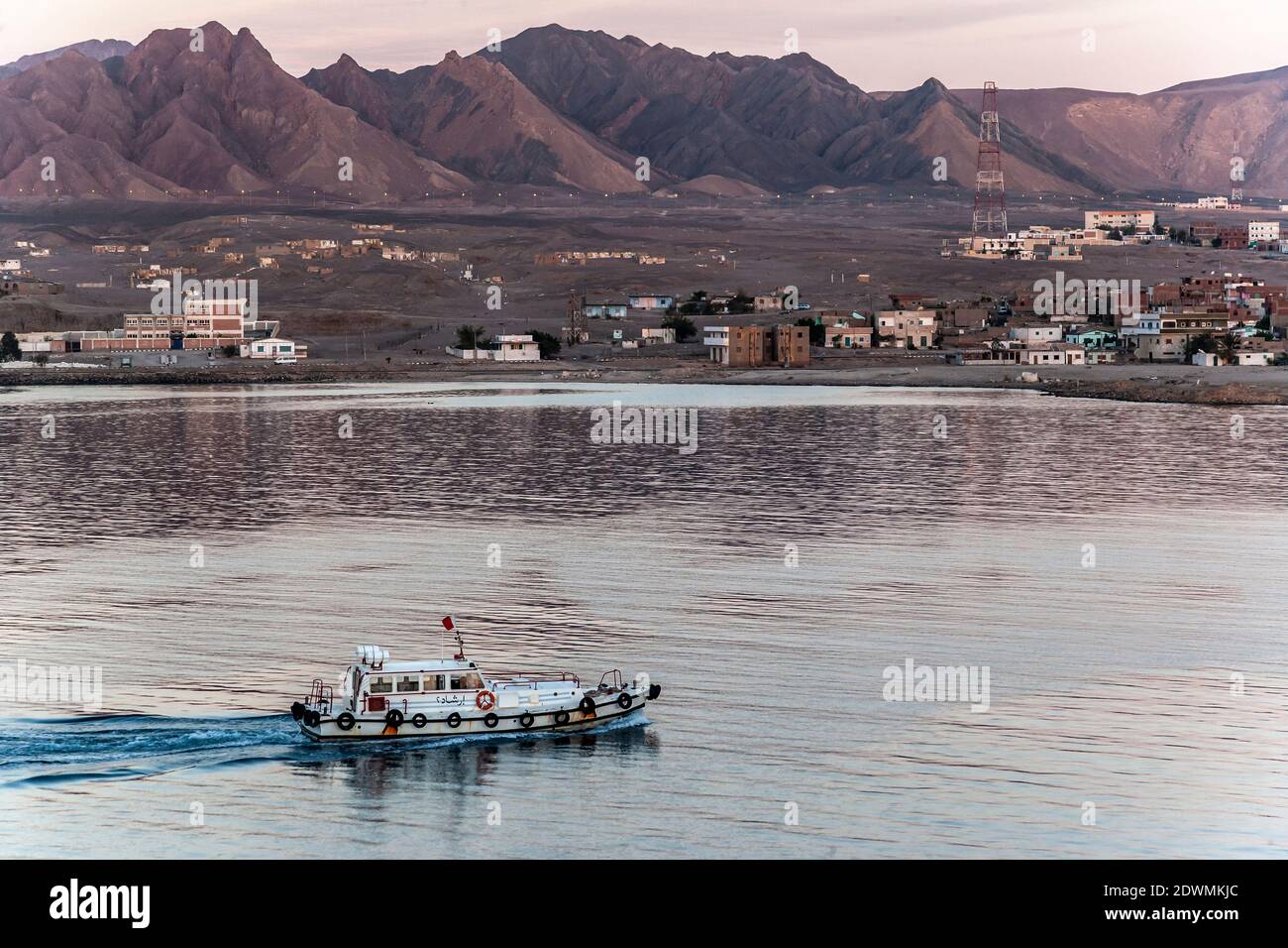 View from Cruise ship Pacific Princess of Port Safaga on the Red Sea ...