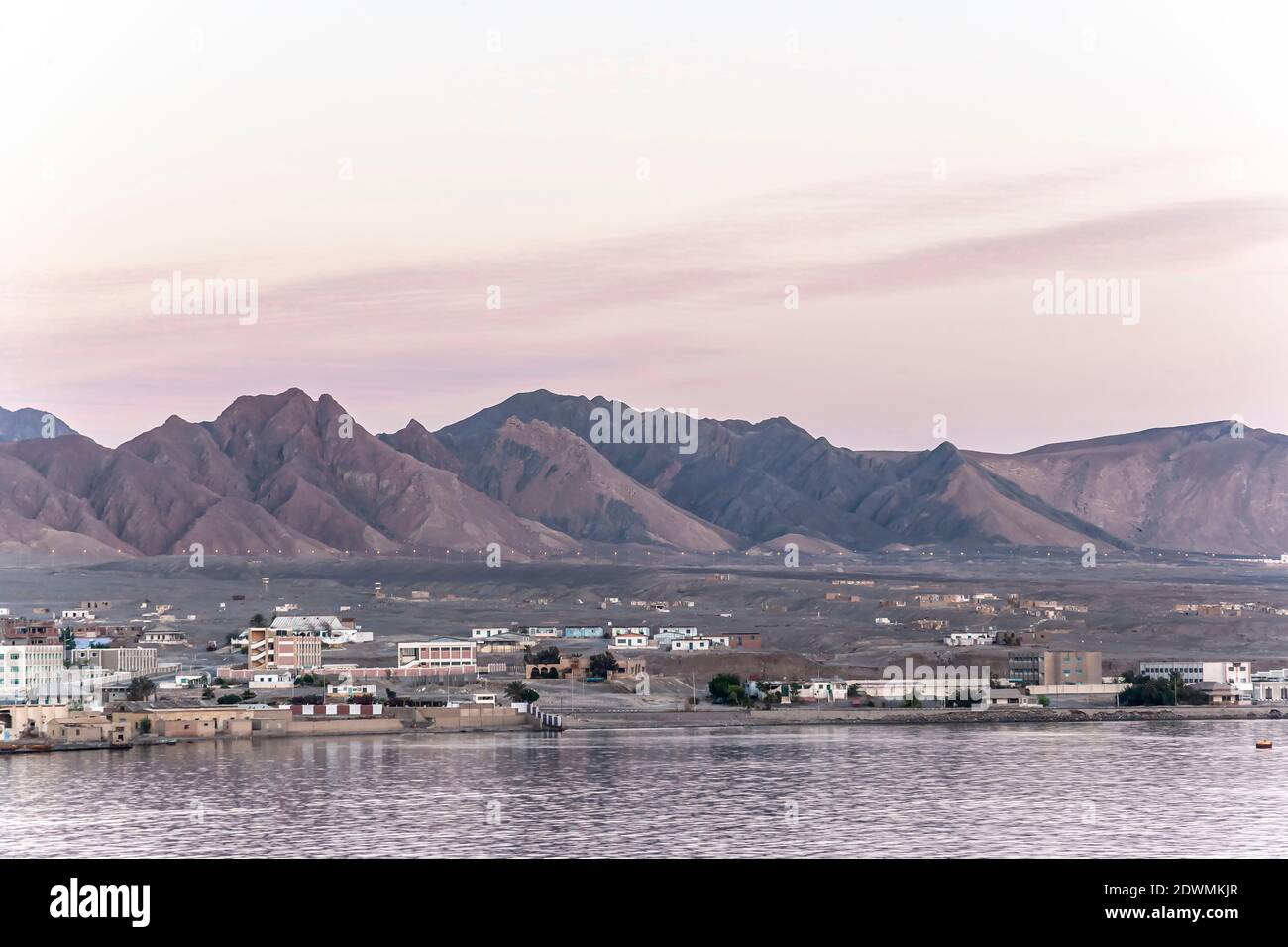 View from Cruise ship Pacific Princess of Port Safaga on the Red Sea ...