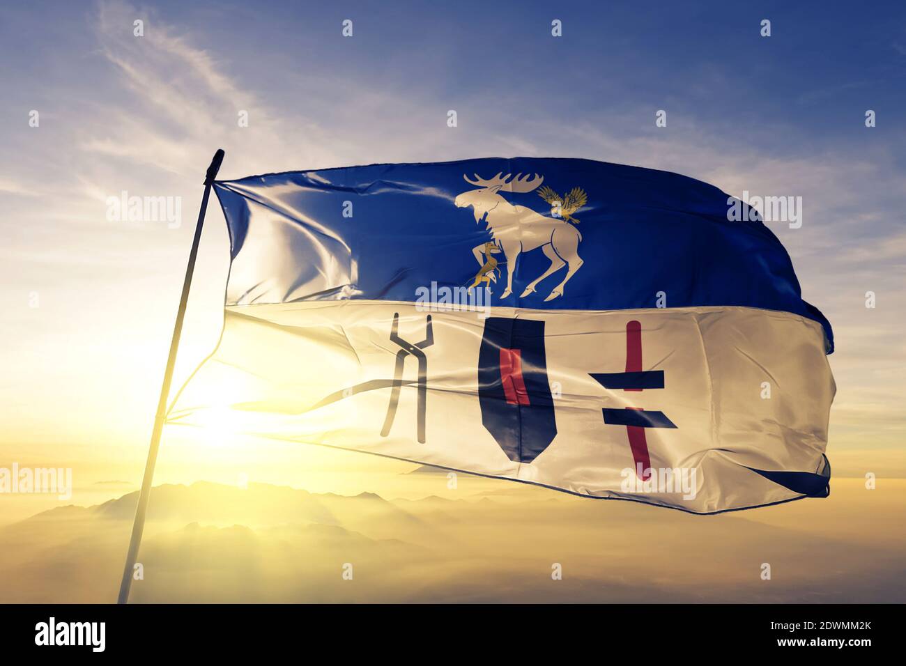 Flag of jamtland county hi-res stock photography and images - Alamy